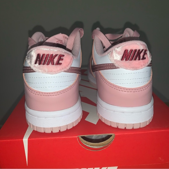 Nike | Shoes | Nike Dunk Low Pink Velvet Gs Shoes | Poshmark